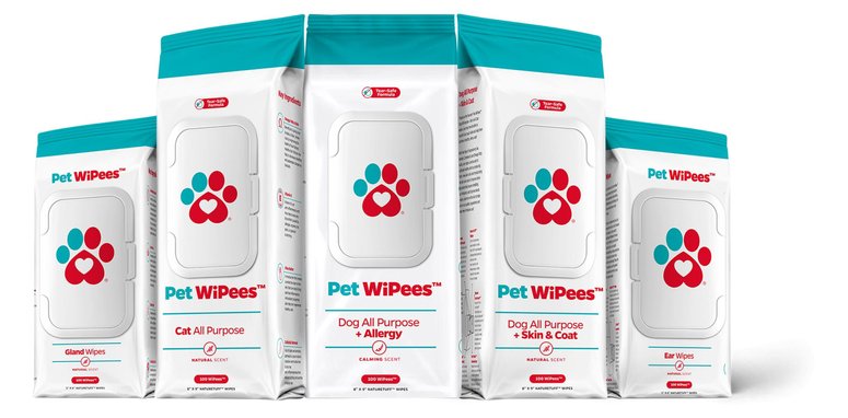 PET PARENTS Pet WiPees Cat All Purpose Cat Cleaning Wipes, 100 count ...