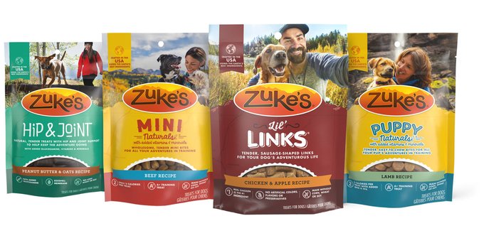 ZUKE'S Mini Naturals Peanut Butter & Oats Recipe Training Dog Treats, 6 ...