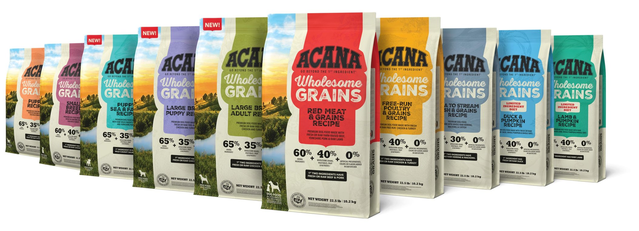 ACANA Wholesome Grains Small Breed Real Chicken Eggs & Turkey Dry Dog ...