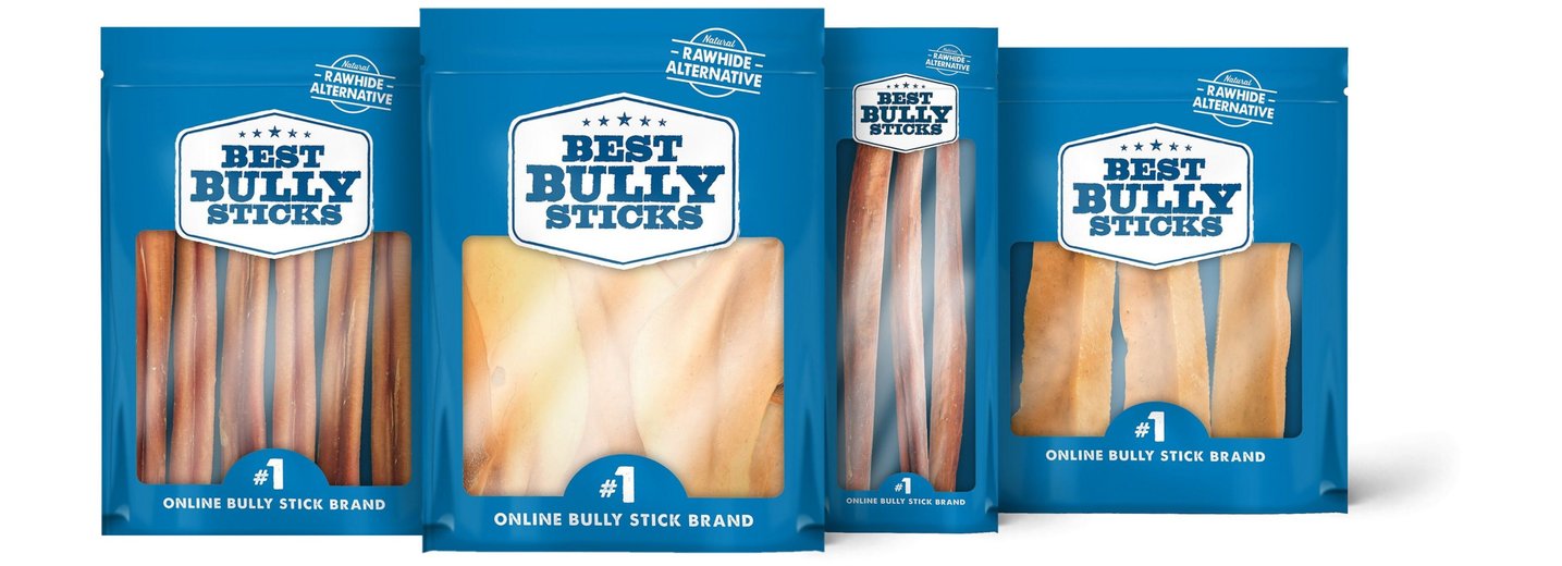 BEST BULLY STICKS Odor Free 6" Bully Stick Dog Treats, 6 count - Chewy.com