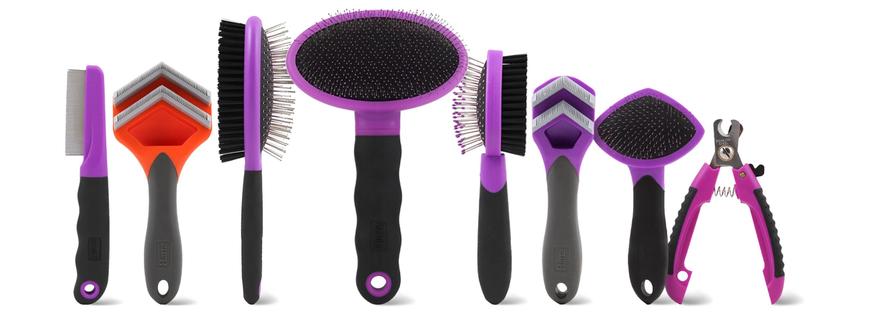 HARTZ Groomer's Best Combo Dog Brush - Chewy.com