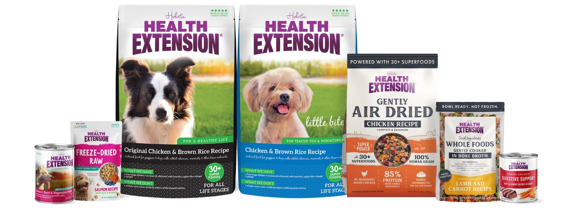 HEALTH EXTENSION Little Bites Lite Chicken & Brown Rice Recipe Dry Dog ...