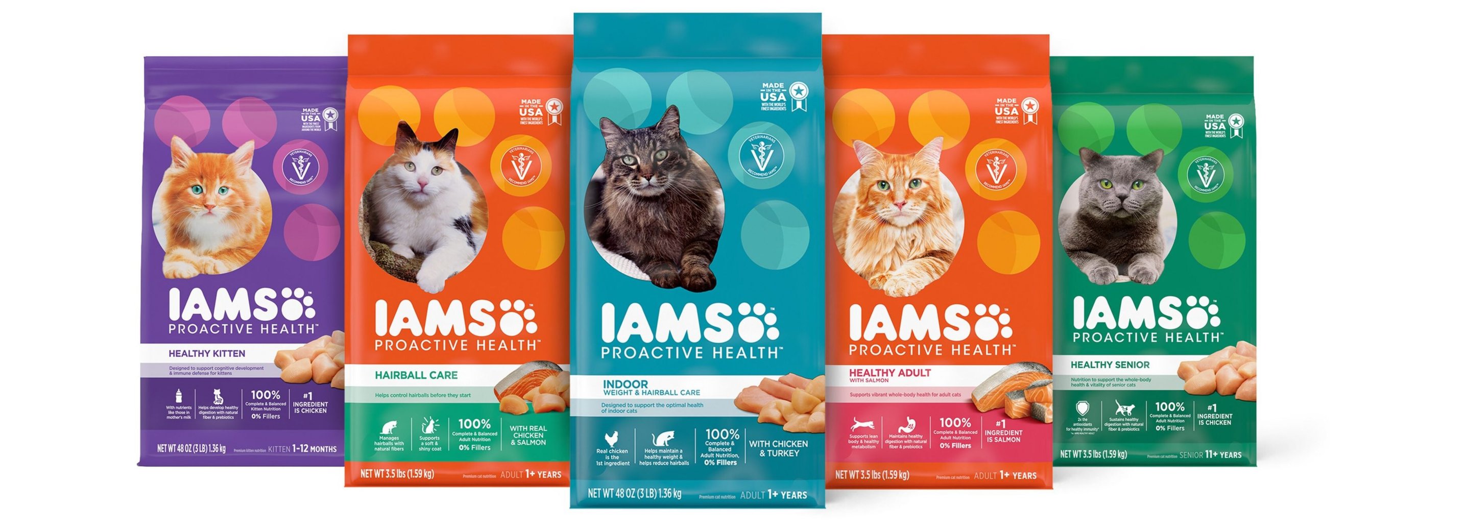 IAMS Proactive Health Healthy Adult Chicken Recipe Dry Cat Food, 22-lb ...