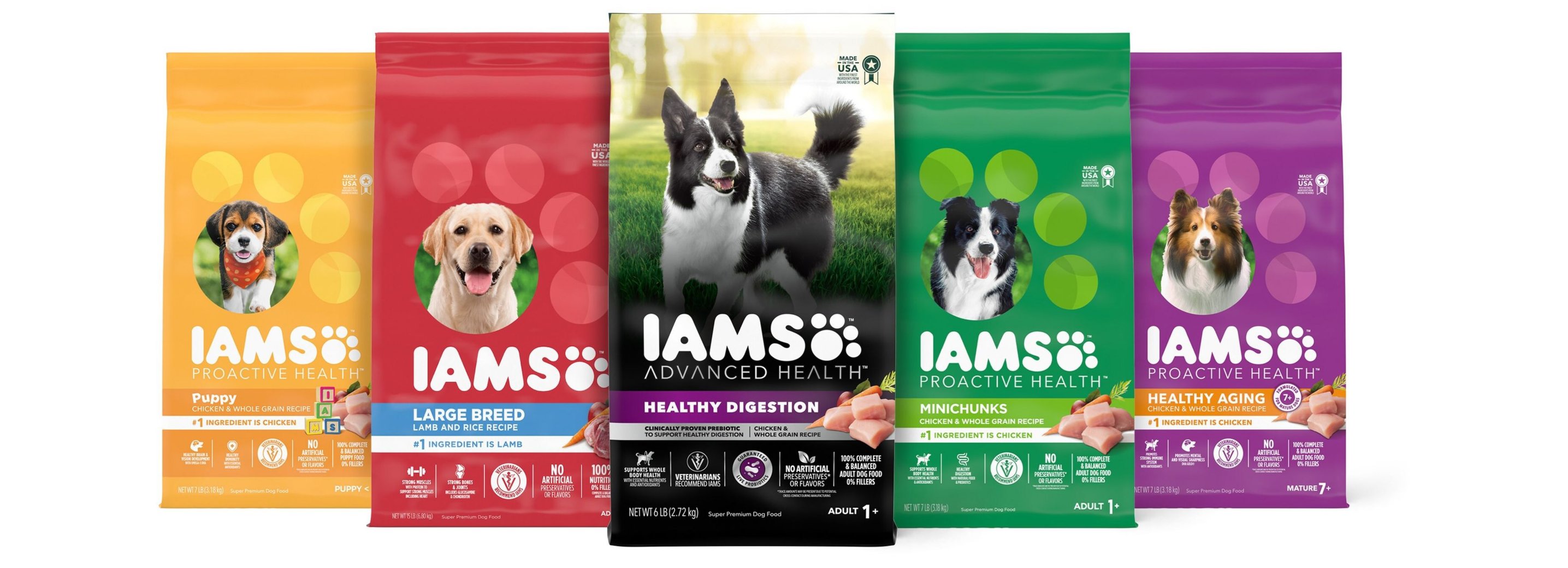 IAMS Proactive Health Large Breed Adult with Real Chicken Dry Dog Food ...