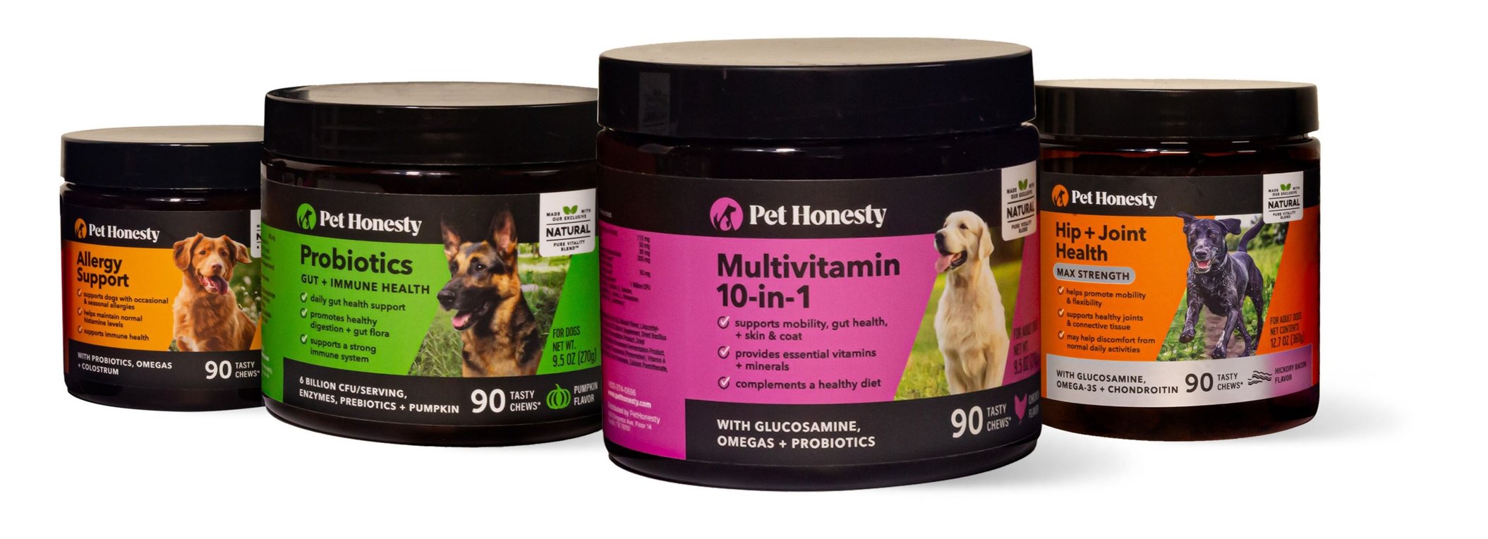 PET HONESTY Fresh Breath Freshener Mint Flavored Dental Powder for Dogs ...