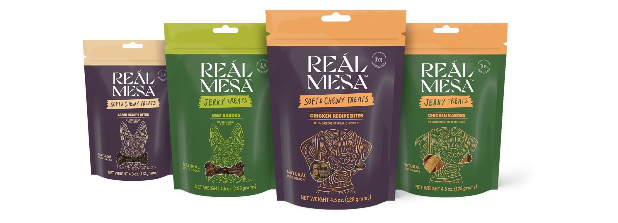 REÁL MESA Chicken Recipe Bites Dog Soft & Chewy Treat, 4.5-oz bag ...