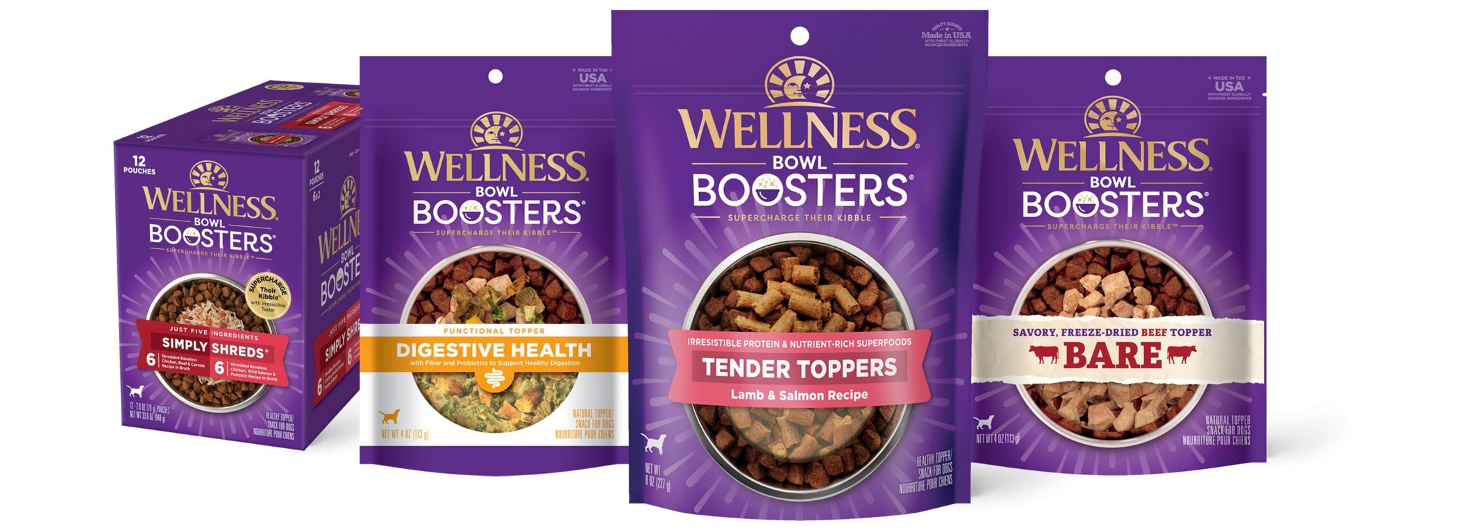 WELLNESS CORE Bowl Boosters Bare Beef Freeze-Dried Dog Food Mixer or ...