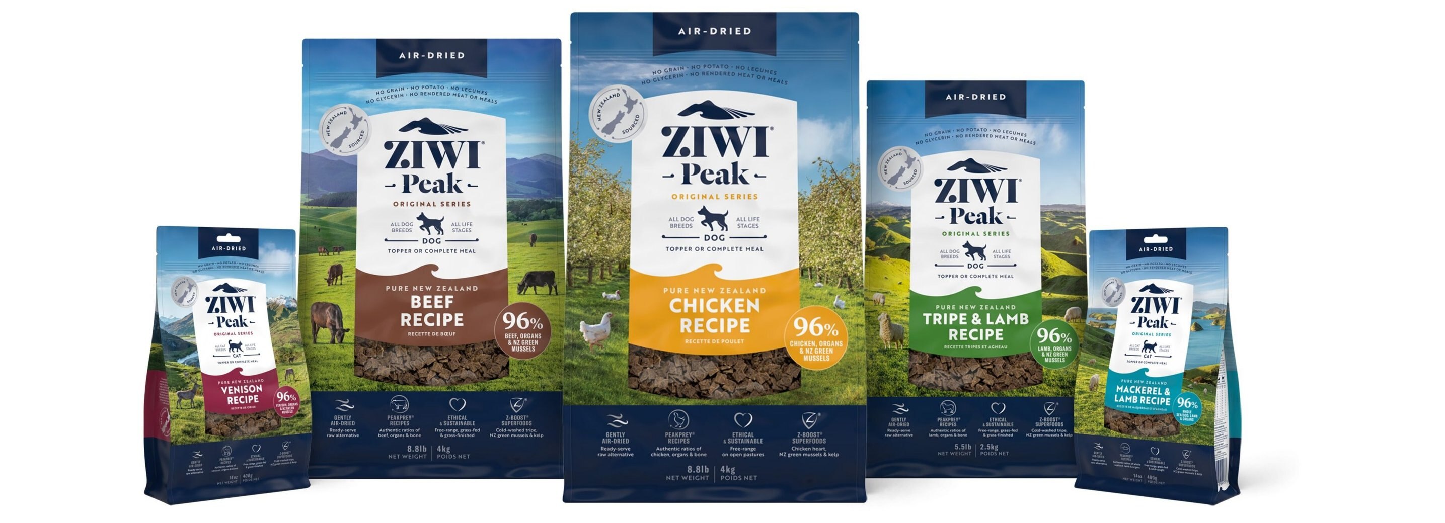 ZIWI Peak Mackerel & Lamb Recipe Air-Dried Cat Food, 35.2-oz bag ...