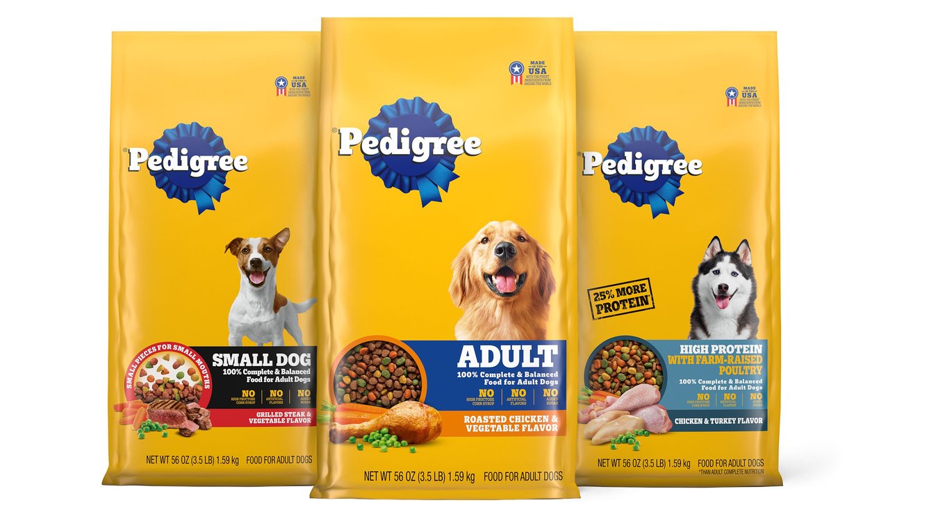 PEDIGREE Complete Nutrition Roasted Chicken & Vegetable Flavor Dog Kibble Adult Dry Dog Food, 18 ...