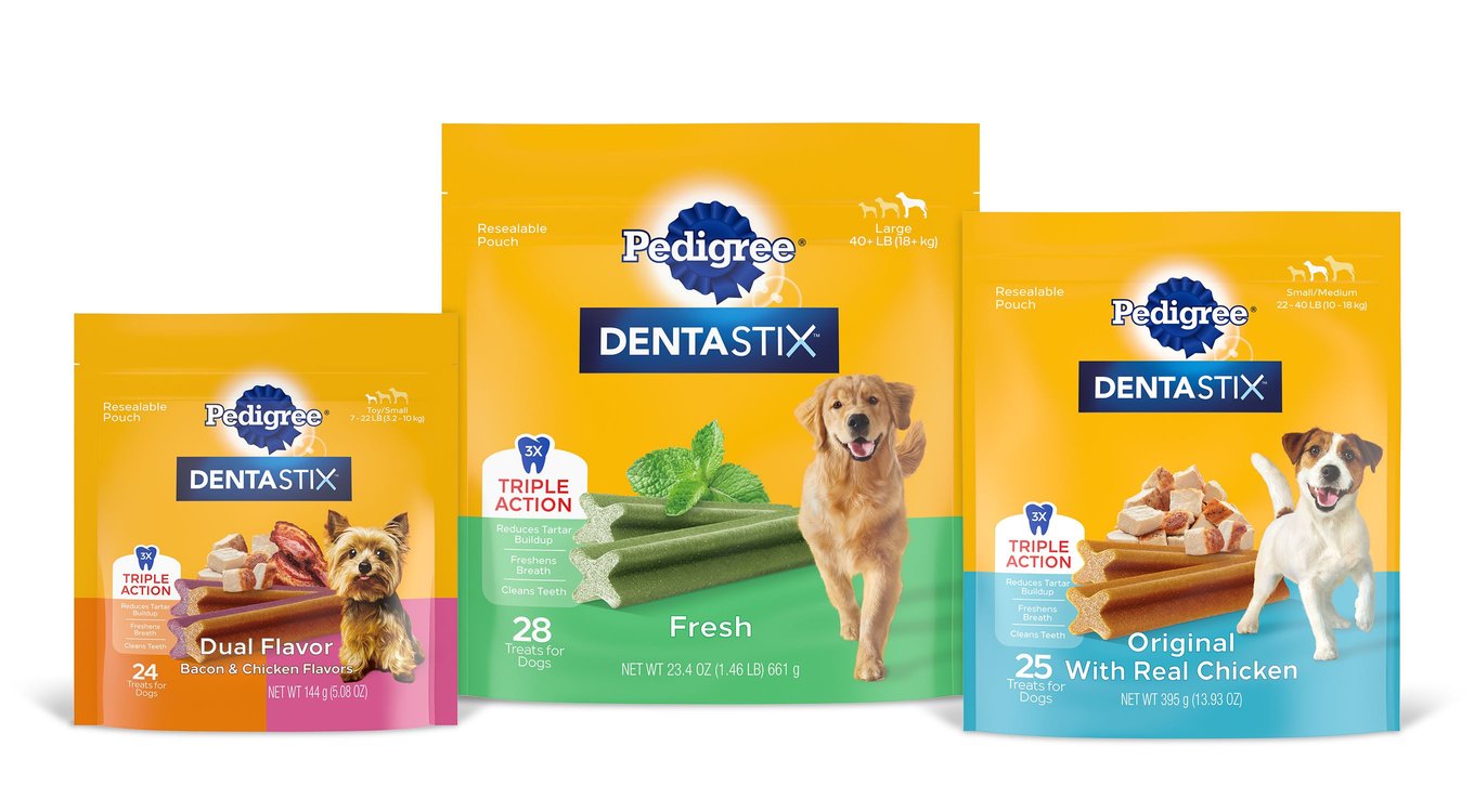 PEDIGREE Dentastix Large Original Chicken Flavor Dental Dog Treats, 32 ...