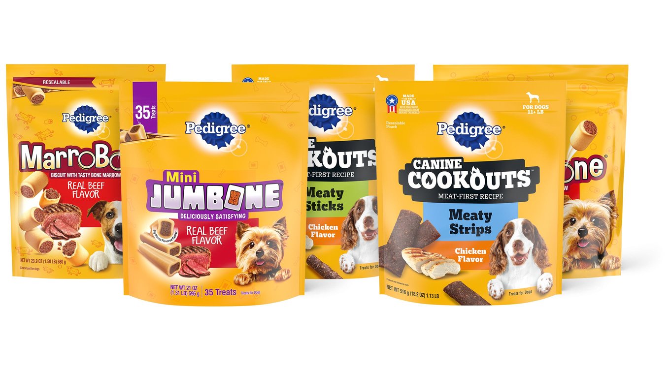 PEDIGREE Mini Marrobone Real Beef Flavor Biscuit Dog Treats, 15-oz bag ...