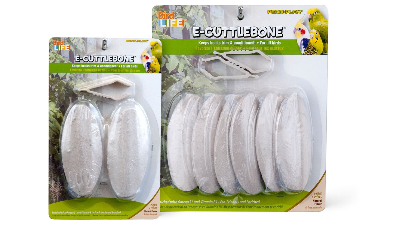 PENN-PLAX Bird-Life Natural E Cuttlebones Bird Supplement, 2 count ...