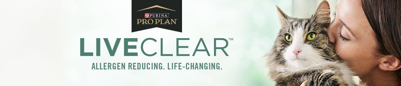 PURINA PRO PLAN LIVECLEAR Adult Indoor Formula Dry Cat Food, 3.2-lb bag ...