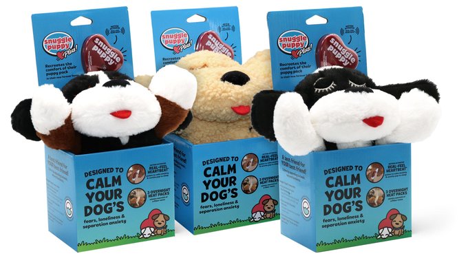 SNUGGLE PUPPY Original Plus Doodle Plush Dog Toy, Cream, Large - Chewy.com