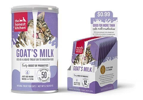 Discontinued - THE HONEST KITCHEN Goat's Milk with Probiotics for Cats ...