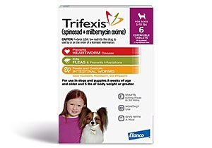 TRIFEXIS Chewable Tablet for Dogs, 10.1-20 lbs, (Orange Box) - Easy ...
