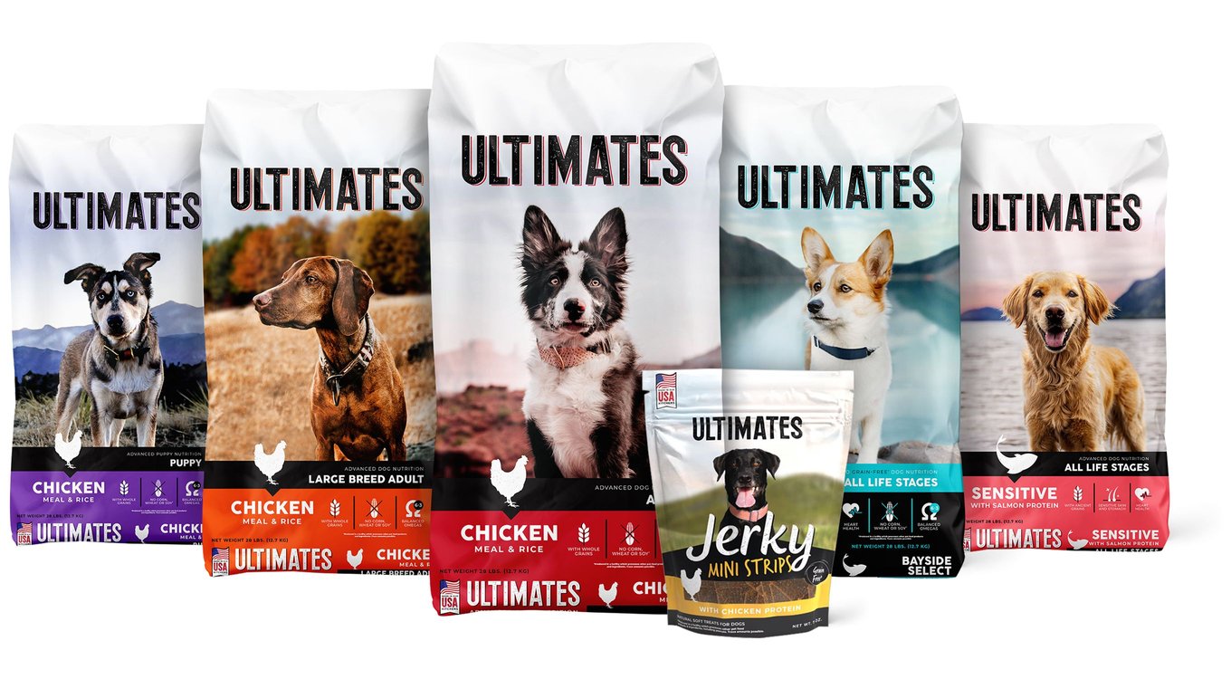 ULTIMATES Adult Large Breed Chicken Meal & Rice Flavored Dry Dog Food ...