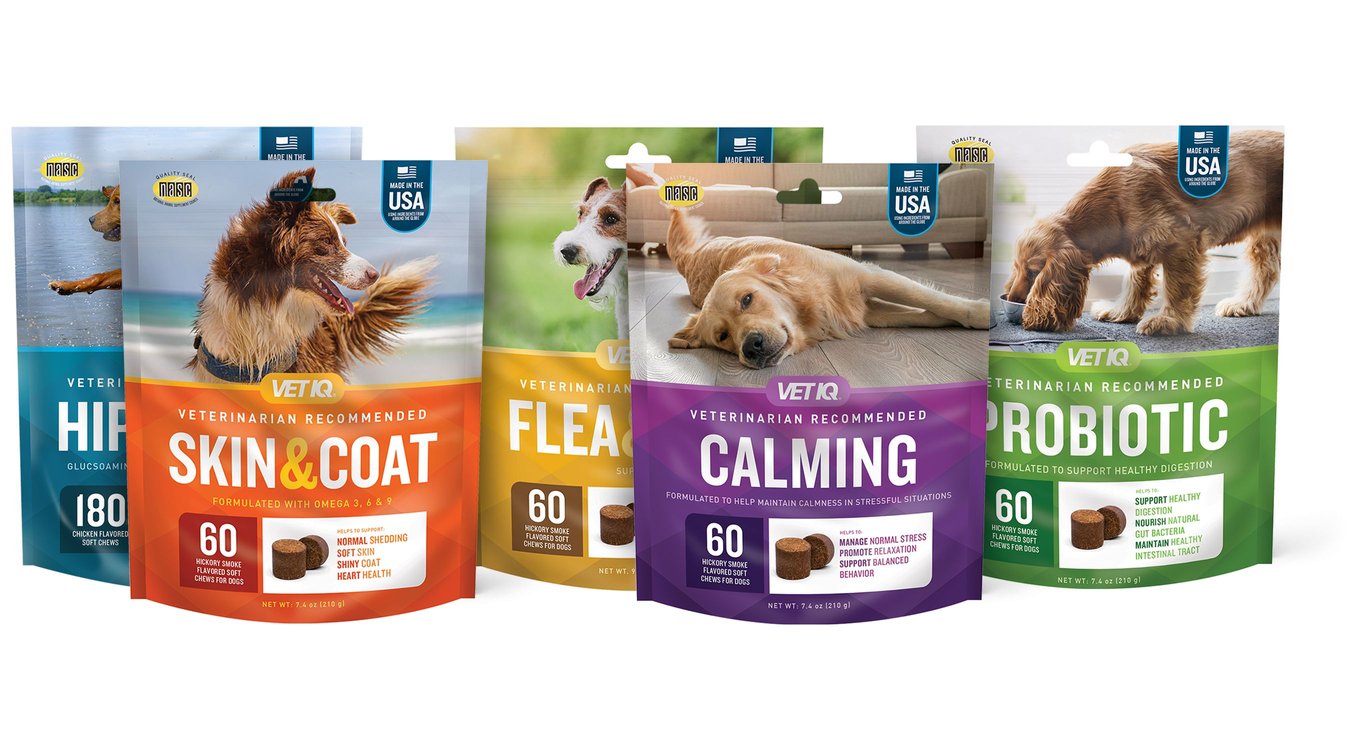 VETIQ Calming Soft Chew Calming Supplement for Dogs, 60 count - Chewy.com