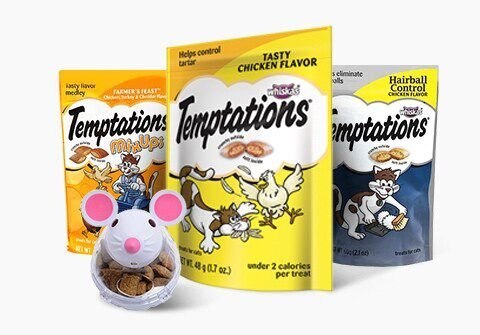 TEMPTATIONS Creamy Puree with Chicken Lickable Cat Treats, 0.425-oz ...