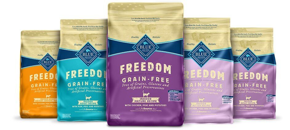 BLUE BUFFALO Freedom Indoor Weight Control Chicken Recipe Grain-Free ...