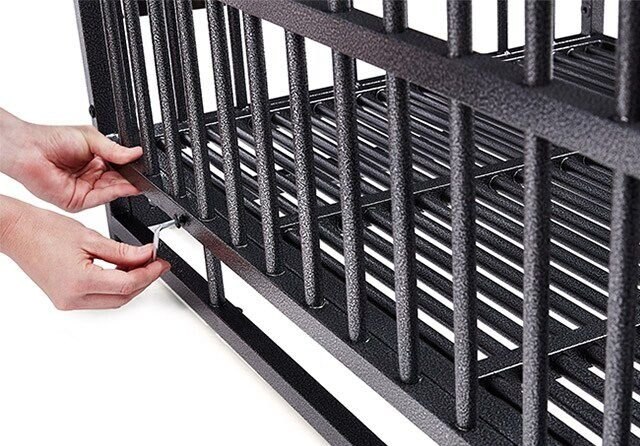 FRISCO Ultimate Heavy Duty Steel Metal Single Door Dog Crate, Medium ...