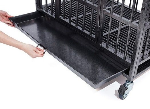FRISCO Ultimate Heavy Duty Steel Metal Single Door Dog Crate, Medium ...