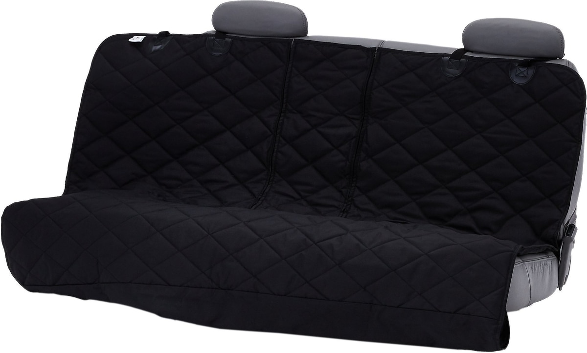 4KNINES Split Rear Seat Cover with Hammock, Black, X-Large - Chewy.com