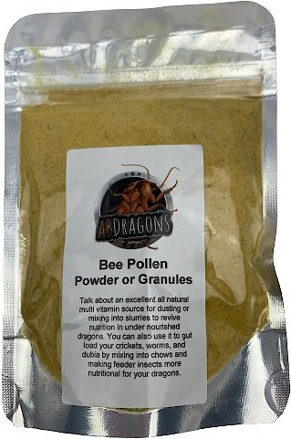 ABDRAGONS Bee Pollen Powder Reptile & Insect Food, Powder, 2-oz bag ...
