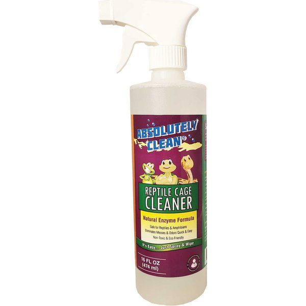 ABSOLUTELY CLEAN Reptile Cage Cleaner, 16-oz bottle - Chewy.com