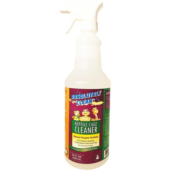 ABSOLUTELY CLEAN Reptile Cage Cleaner, 32-oz bottle - Chewy.com