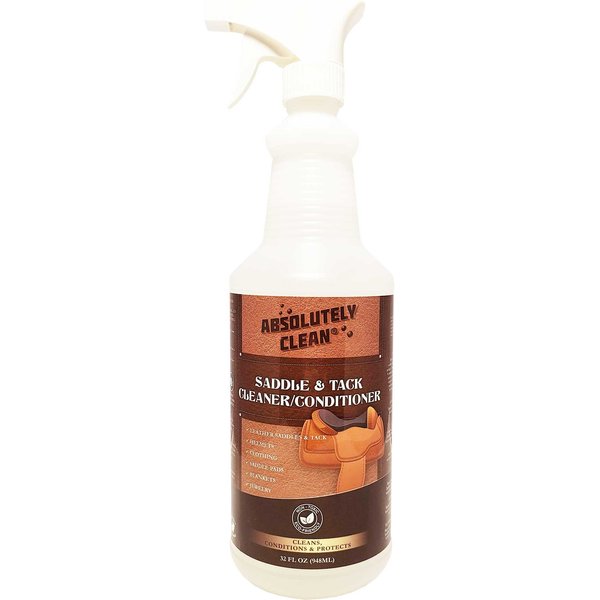ABSOLUTELY CLEAN Saddle & Tack Cleaner Conditioner, 32-fl oz bottle ...