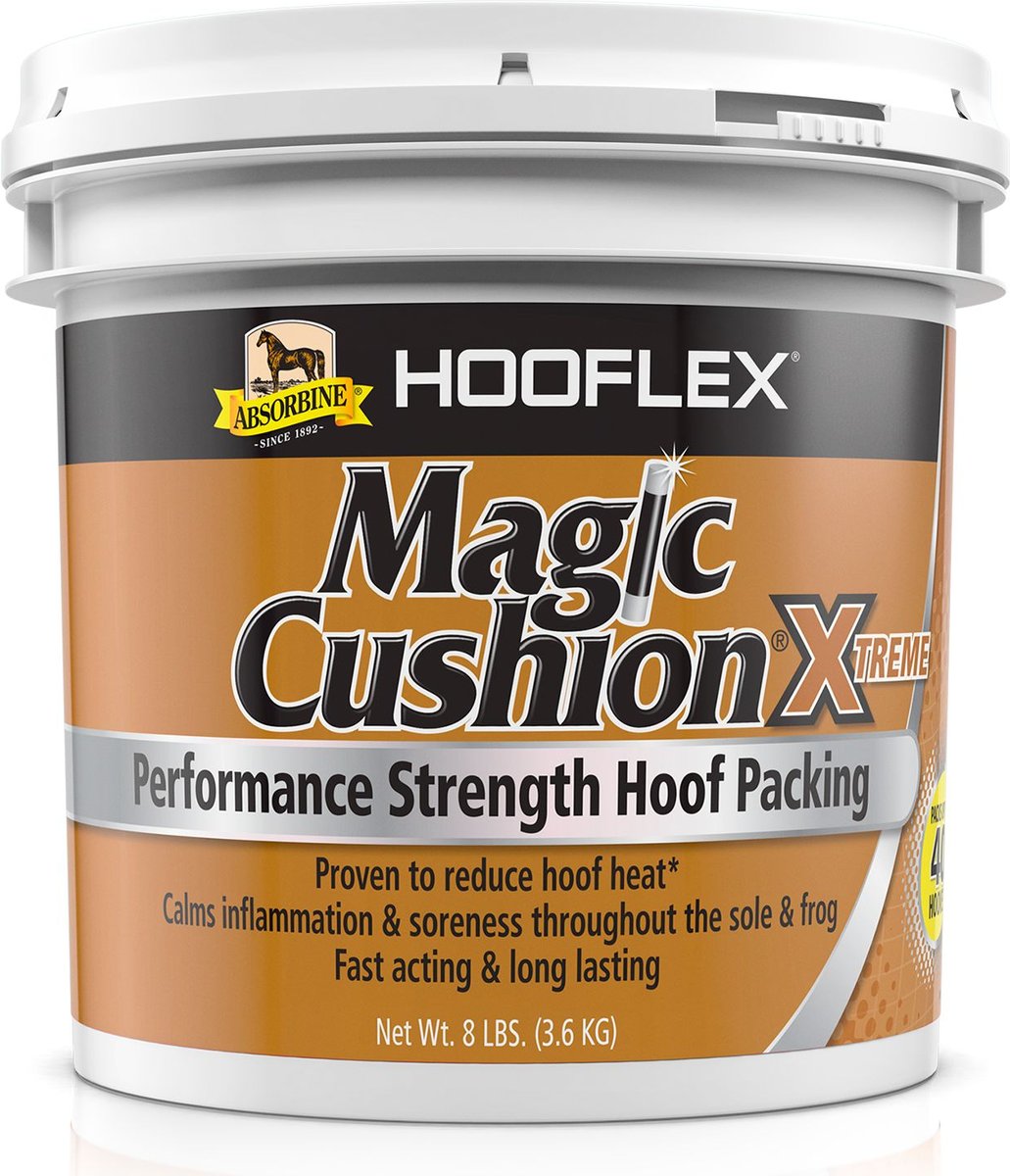ABSORBINE Hooflex Magic Cushion Xtreme Performance Strength Horse Hoof ...