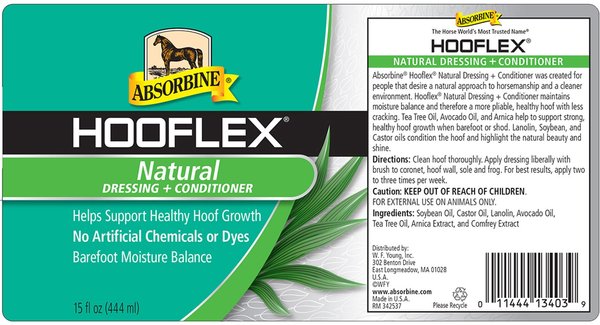 ABSORBINE Hooflex All Natural Horse Hoof Care Dressing & Conditioner ...