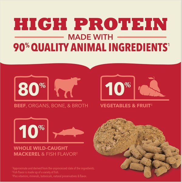 ACANA Ranch-Raised Beef Recipe Patties Grain-Free Freeze-Dried Dog Food ...