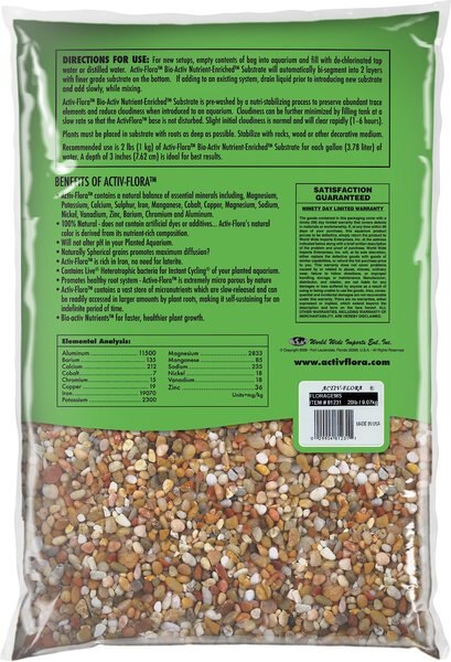 ACTIV-FLORA Planted Aquarium Substrate, Floragems, 20-lb bag - Chewy.com