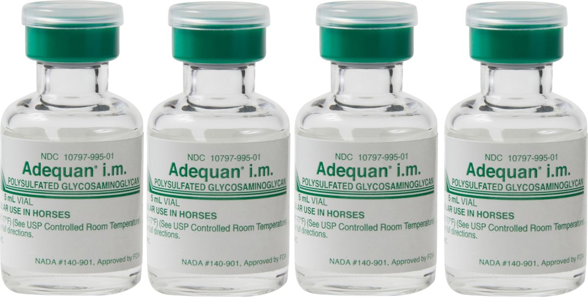 ADEQUAN EQUINE (polysulfated glycosaminoglycan) Injectable for Horses ...