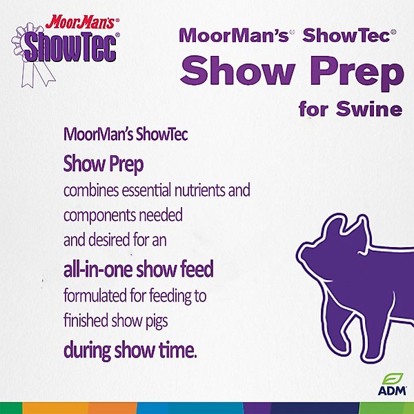 ADM MoorMan's ShowTec Show Prep Swine Feed, 5-lb bag - Chewy.com