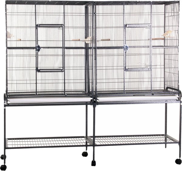 Out of Stock - A&E CAGE COMPANY Double Flight Bird Cage & Divider ...