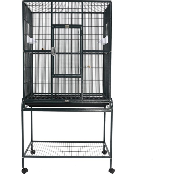 A&E CAGE COMPANY Flight Bird Cage & Stand, Blue - Chewy.com