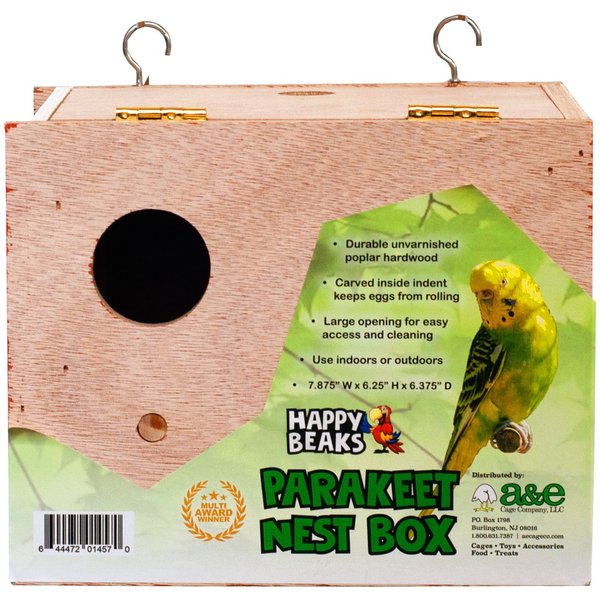 A&E CAGE COMPANY Parakeet Nest Box - Chewy.com