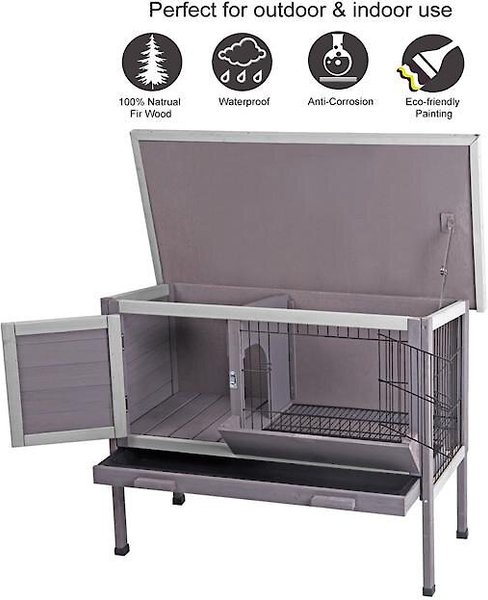 AIVITUVIN 28-in Indoor Rabbit Hutch - Chewy.com