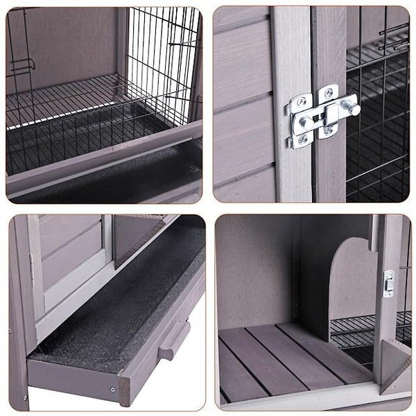AIVITUVIN 28-in Indoor Rabbit Hutch - Chewy.com