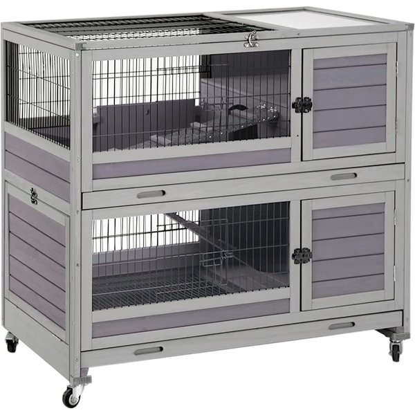 TRIXIE Natura Outdoor Run Rabbit Cage with Covered Top, Large - Chewy.com