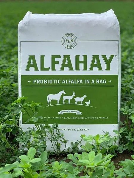 ALFAHAY Probiotic Alfalfa Farm Animal Feed, 50-lb bag - Chewy.com