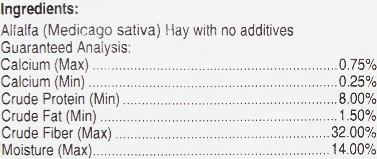 ALFALFA KING Double Compressed Alfalfa Hay Small Animal Food, 10-lb bag ...