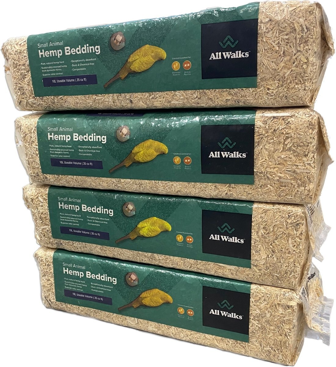 ALL WALKS Hemp Chicken Bedding, 10-lb box - Chewy.com