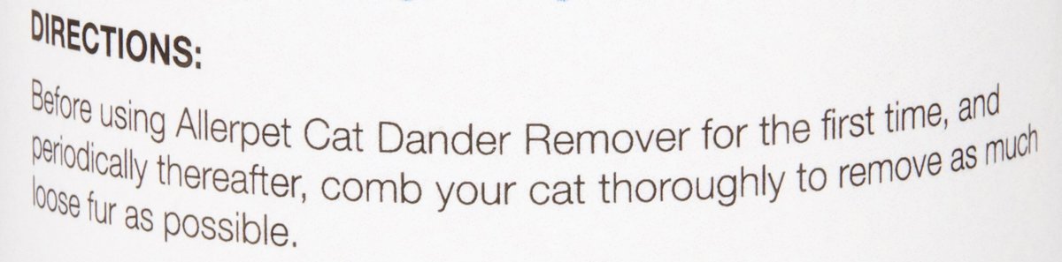 ALLERPET Cat Dander Remover, 12-fl oz bottle - Chewy.com