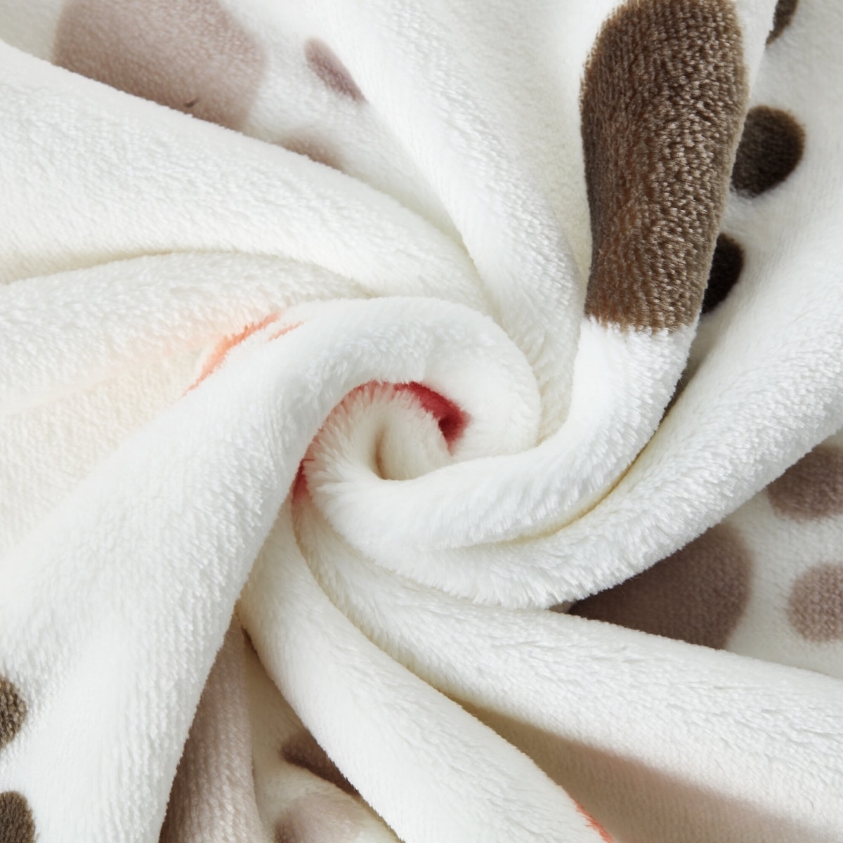 ALLISANDRO Microplush Fleece Polyester Dog & Cat Blanket, White, XX ...
