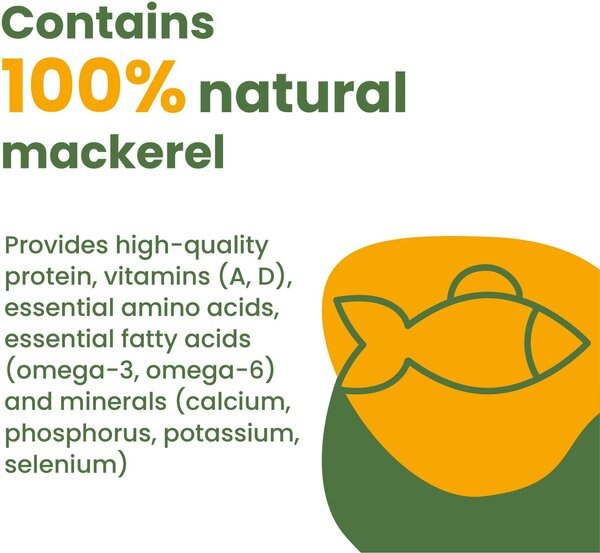 ALMO NATURE HQS Supportive Formulas Skin & Coat Support Formula Flaked Mackerel Recipe in Gravy ...