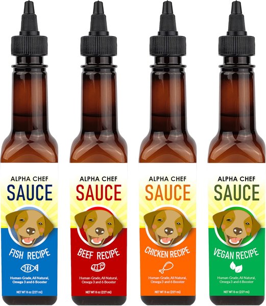 Discontinued - ALPHA CHEF SAUCE Fish Recipe Dog & Cat Food Topper, 8-oz ...